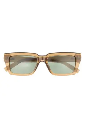 Le Specs Nocturnal Habit 54mm Polarized D-frame Sunglasses - Umber