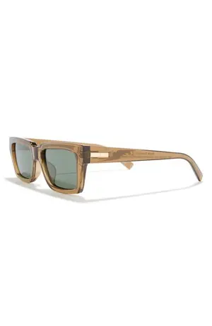 Le Specs Nocturnal Habit 54mm Polarized D-frame Sunglasses - Umber