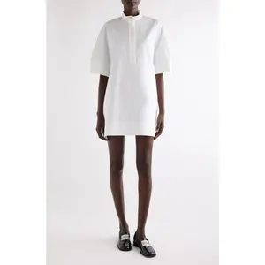 Givenchy A-line Cotton Poplin Minidress