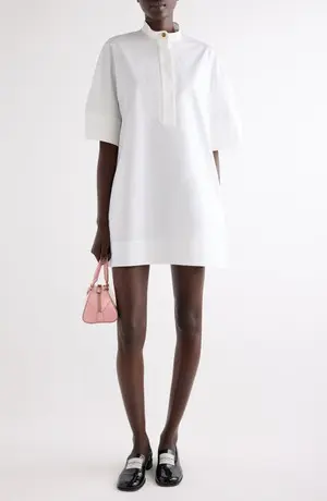 Givenchy A-line Cotton Poplin Minidress