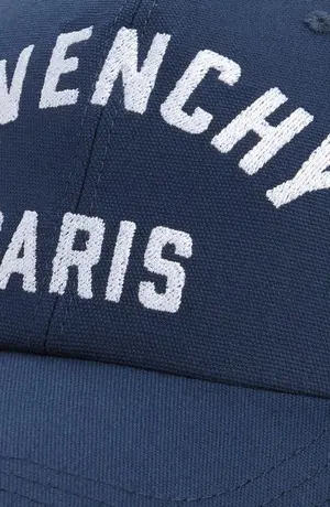 Givenchy Embroidered Logo Adjustable Baseball Cap - Navy
