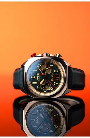 AVI-8 Bell X-1 Machbuster Chronograph Watch - Blue