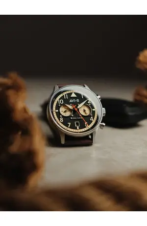 AVI-8 Hawker Hurricane Chronograph Strap Watch
