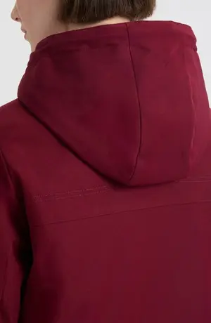 Hunter Billy Hooded Raincoat - Cranberry