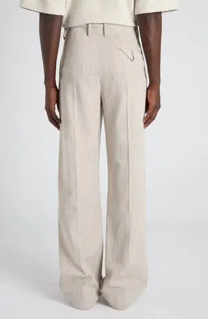 Bottega Veneta Textured Viscose Trousers