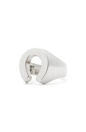 Good Art Hlywd Smooth Horseshoe Signet Ring - Sterling Silver