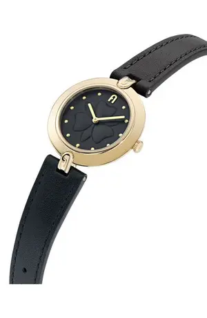 Furla Heritage Leather Strap Watch