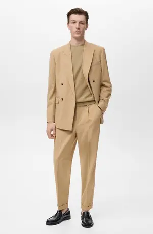 Mango Suit Pants - Beige
