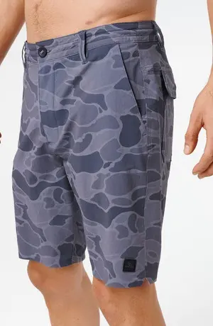 Rip Curl Boardwalk Water Repellent Shorts - Black/grey