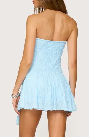 EDIKTED Lace Strapless Minidress