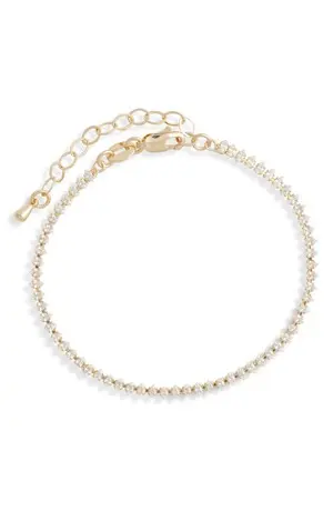 CHILD OF WILD Reagan Cubic Zirconia Tennis Bracelet - Gold