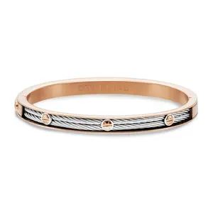 CHARRIOL Forever Eternity Bangle - Rose Gold Pvd