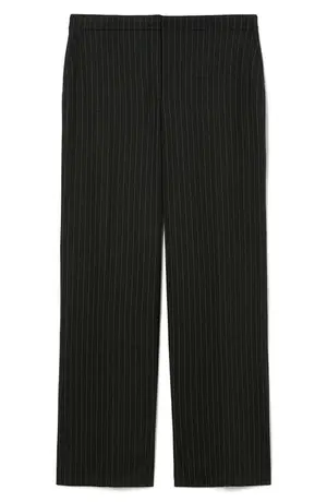 Marina Rinaldi Michela Pinstripe Stretch Jersey Pants