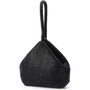 LADY COUTURE Rhinestone Evening Handbag - Black
