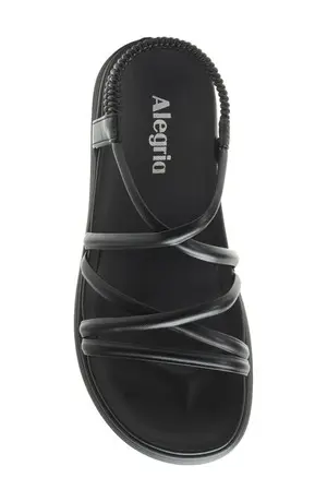 ALEGRIA BY PG LITE Audie Platform Sandal - Caviar