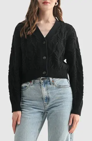 All In Favor Cropped Cardigans For Women