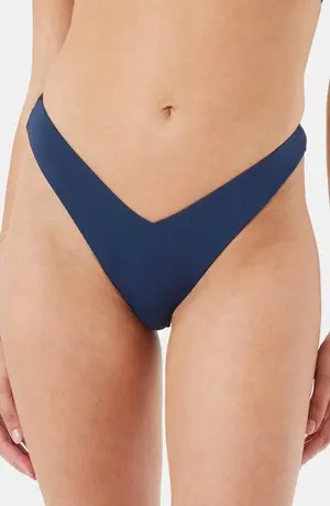 Roxy Beach Classics V-cut Bikini Bottoms - Mood Indigo