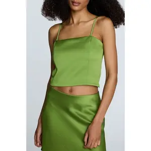 KENNETH COLE Satin Crop Camisole
