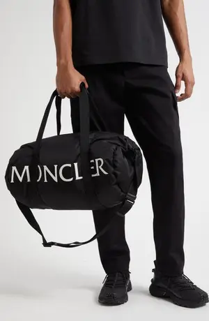 Moncler Duddle Nylon Duffle Bag - Black