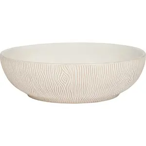 JULISKA Blenheim Oak Coupe Bowl - Whitewash