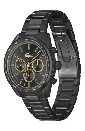 Lacoste Boston Chronograph Bracelet Watch - Black