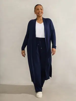 LIVE UNLIMITED Lightweight Supersoft Maxi Cardigan