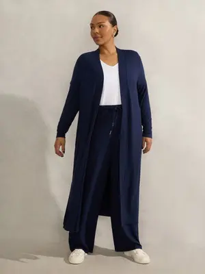 LIVE UNLIMITED Lightweight Supersoft Maxi Cardigan