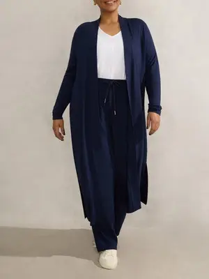 LIVE UNLIMITED Lightweight Supersoft Maxi Cardigan
