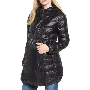 MODERN ETERNITY Hooded Zip-up Puffer Jacket - Black