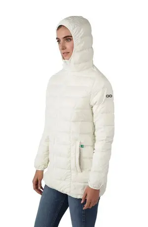 MODERN ETERNITY 3-in-1 Down Maternity/nursing Puffer Jacket - Egg Shell