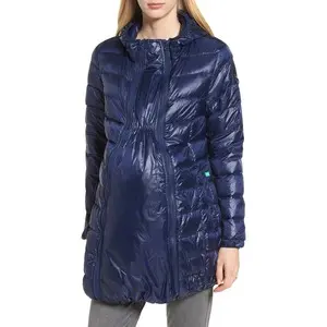 MODERN ETERNITY Hooded Zip-up Puffer Jacket - Navy