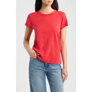 Rag & Bone The Slub Cotton T-Shirt Red