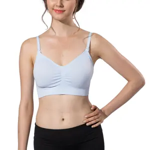 MODERN ETERNITY Jade Seamless Maternity And Nursing Bra - Baby Blue