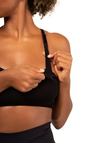 MODERN ETERNITY Chelsea Nursing Bra Racer Back - Black