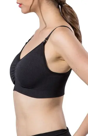 MODERN ETERNITY Jade Seamless Nursing Bra - Black