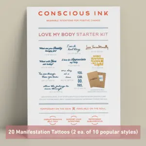 CONSCIOUS INK Love My Body Starter Kit