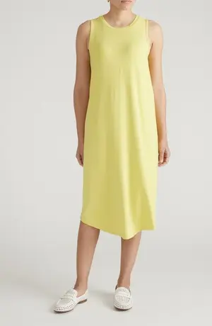 Universal Standard Jersey Shift Midi Dress - Pomelo