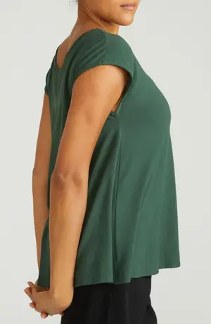 Universal Standard Divine Jersey Top - Conifer
