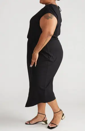 Universal Standard Havana Divine Liquid Jersey Dress