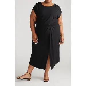 Universal Standard Havana Divine Liquid Jersey Dress - Black