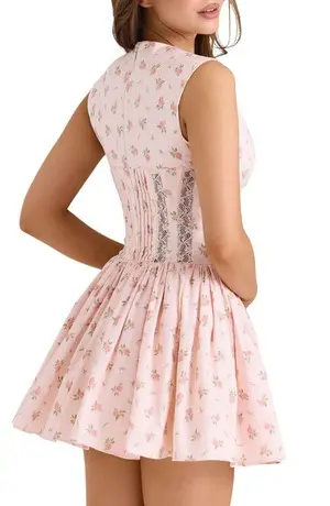 House Of Cb Floral Print Mini Dress