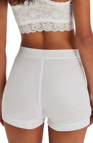 Free People We The Free Cotton Boxer Briefs - Ivory