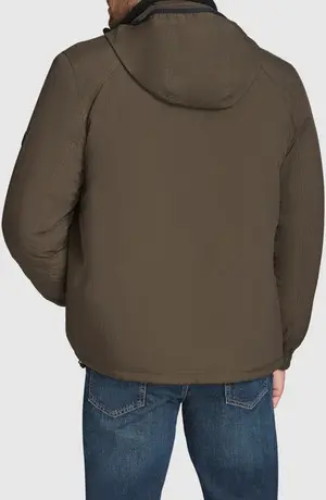 Andrew Marc Gatton Hooded Nylon Jacket