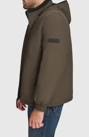 Andrew Marc Gatton Hooded Nylon Jacket