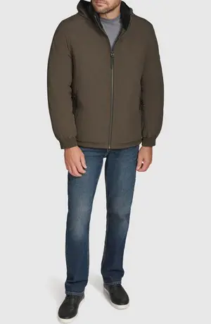 Andrew Marc Gatton Hooded Nylon Jacket