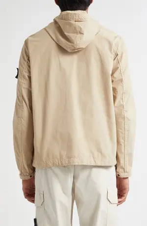 Stone Island Short Cotton Twill Parka