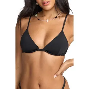 BILLABONG Sol Searcher Reese Underwire Bikini Top - Black Pebble