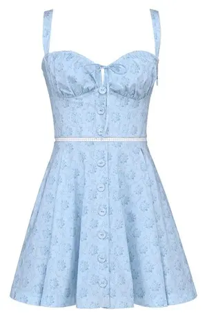 House Of Cb Calia Floral Print Mini Dress
