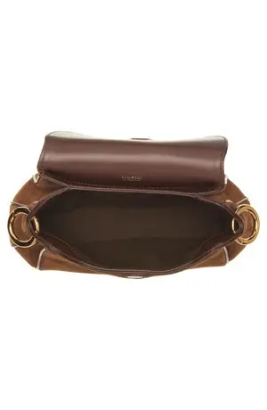 TOM FORD Tara Small Suede Shoulder Bag