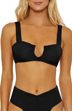 ISABELLA ROSE Belmore U-wire Bikini Top - Black